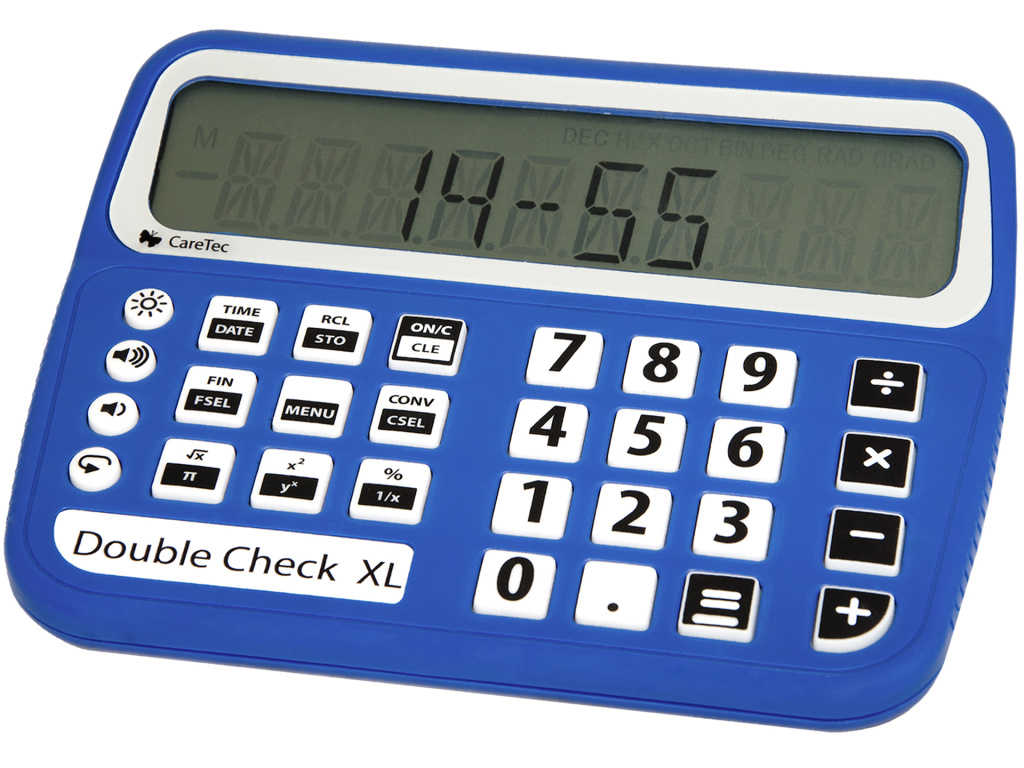 DoubleCheck XL – Talking Desktop Calculator - Caretec